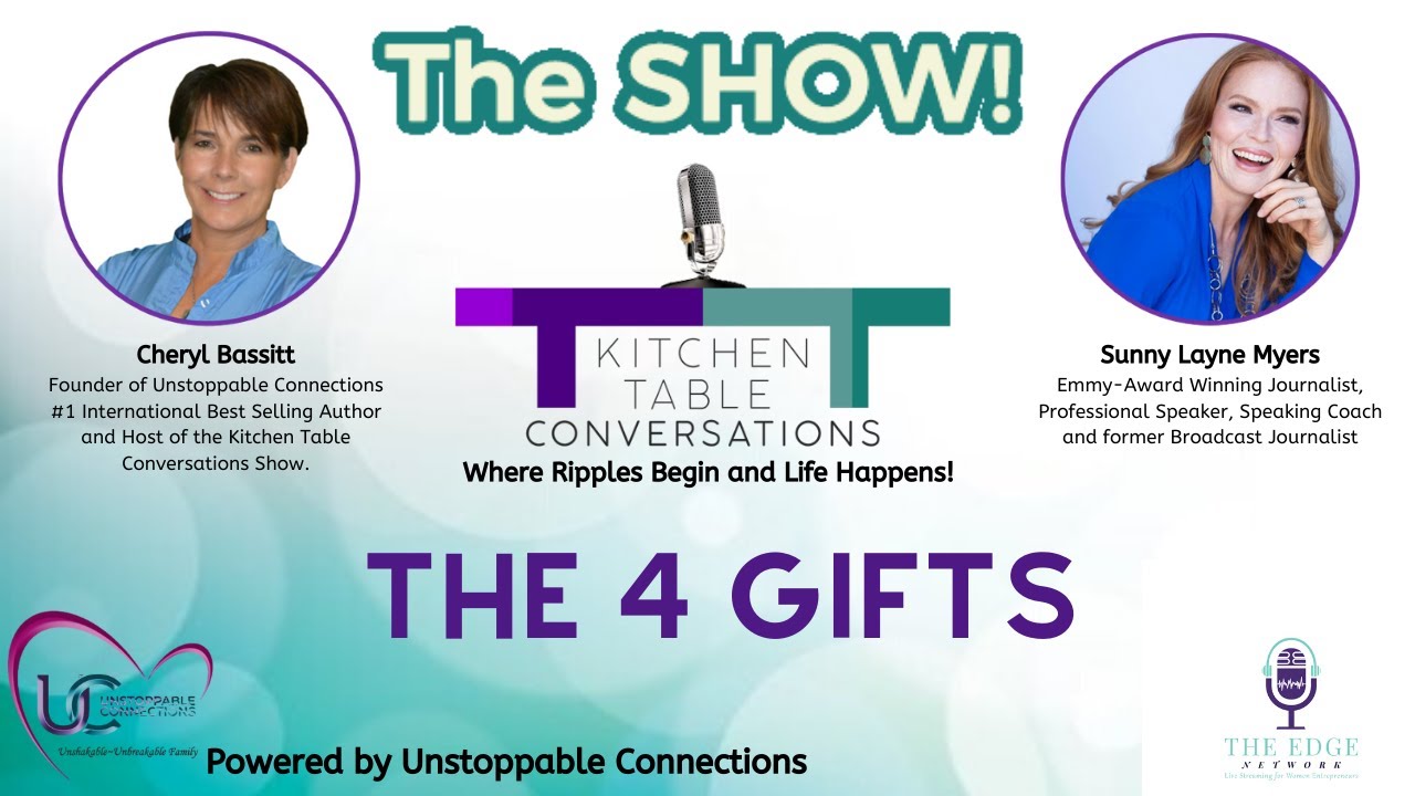 Kitchen Table Conversations Show Launch - The 4 Gifts! - YouTube