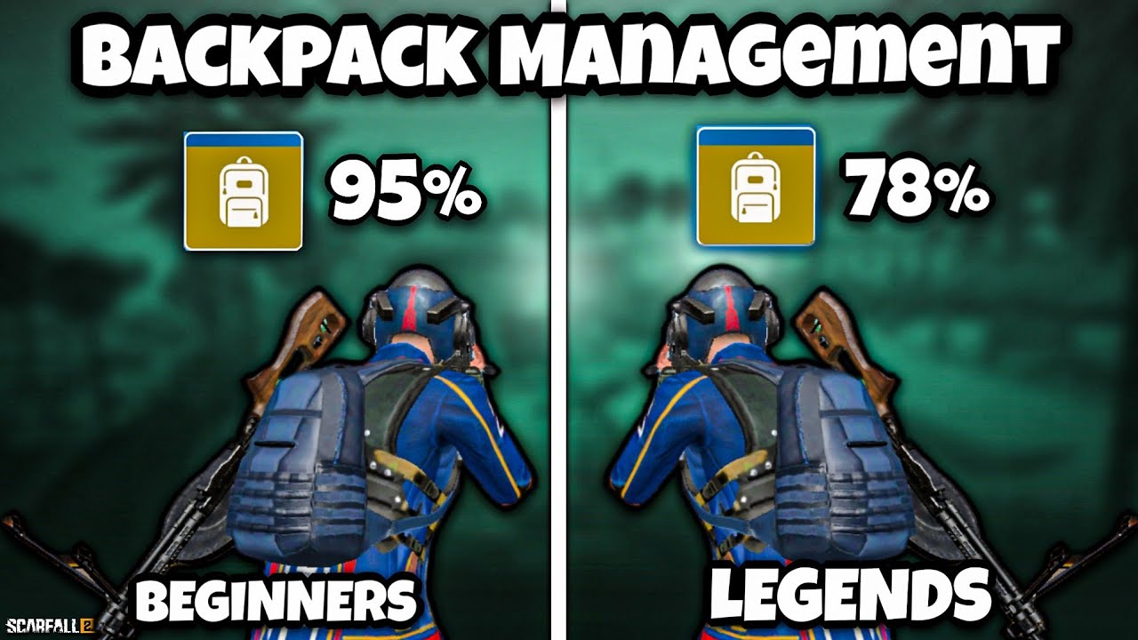 BackPack Management Tips & Tricks For Survival🔥SF 2.0 | ShubhAntastic ...