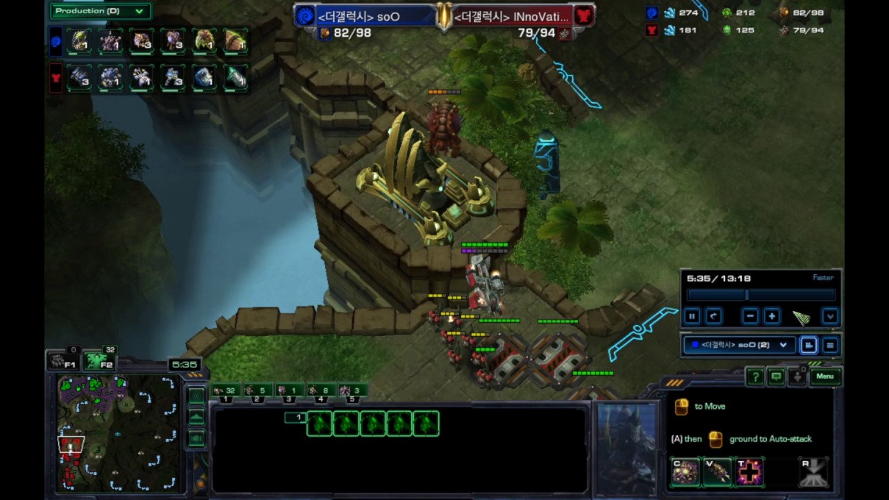 Starcraft 2 Game INnoVation vs soO - 돌개바람 - 래더 - soO POV Replay 2017 ...