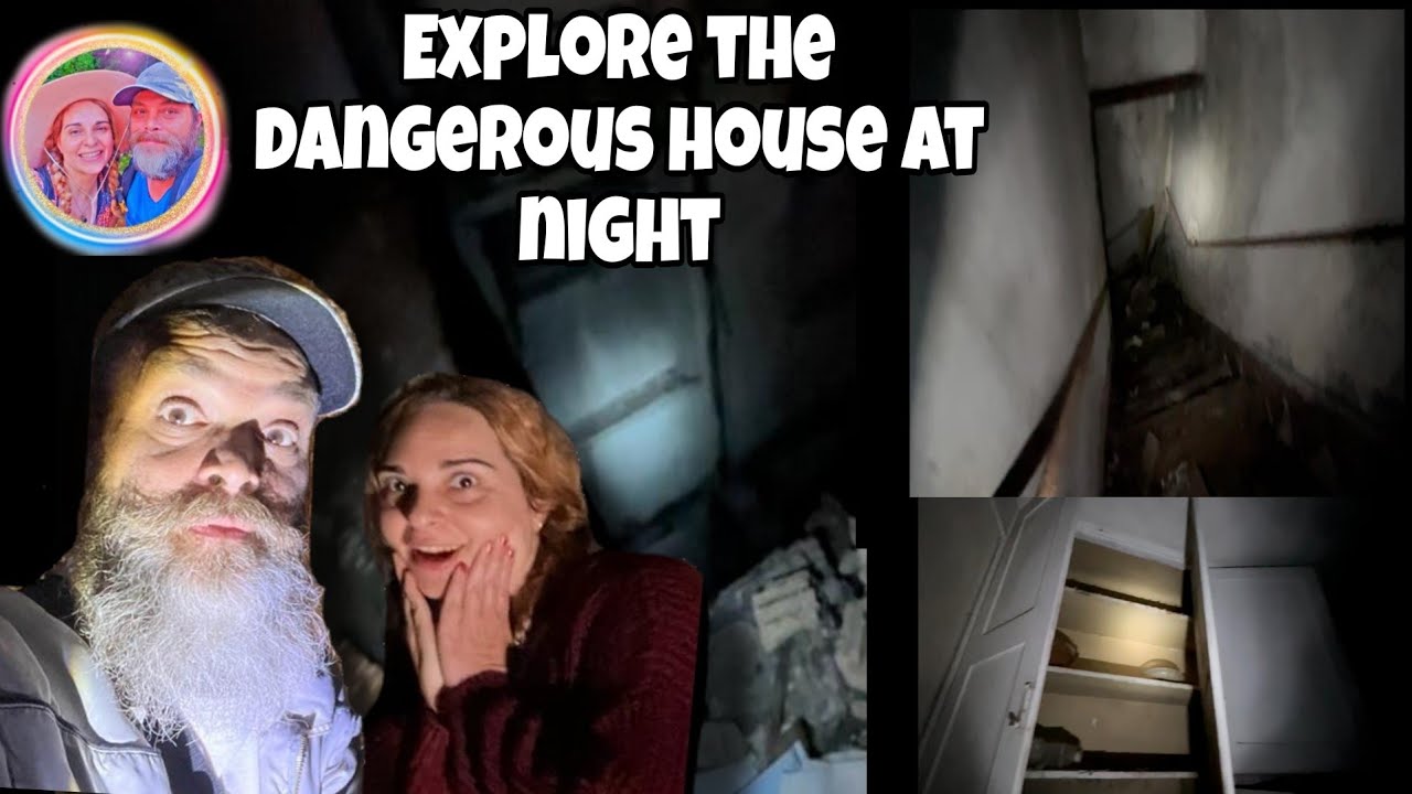 Explore the dangerous house at night - YouTube