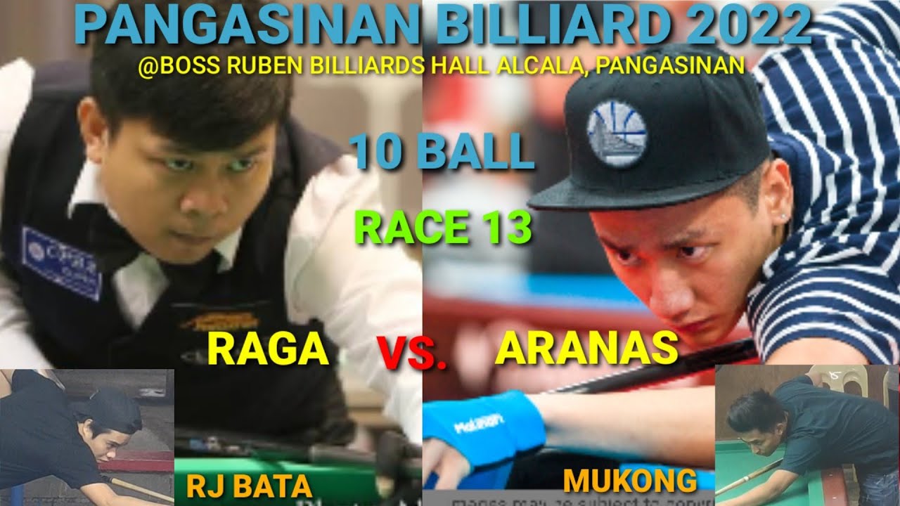 JAMES ARANAS VS. ANTON RAGA PANGASINAN BILLIARD CHALLENGE @BOSS RUBEN ...