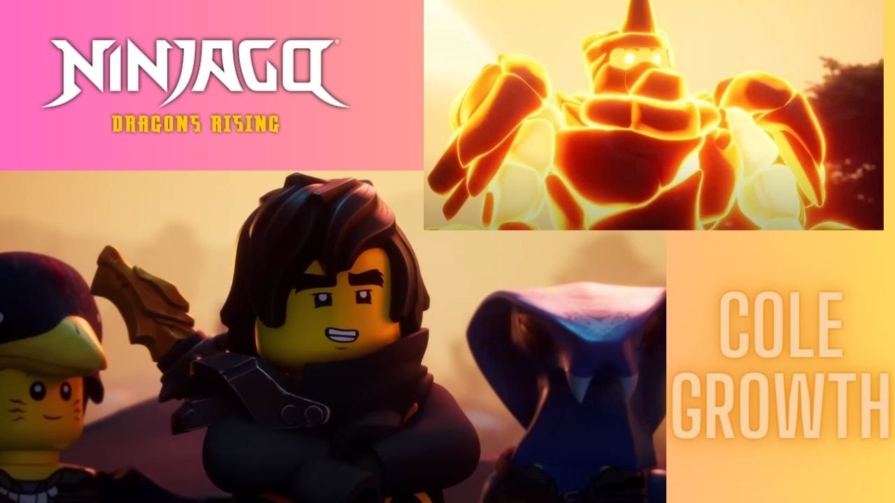 Ninjago Dragons Rising Cole's Growth As Character!!!!! - YouTube