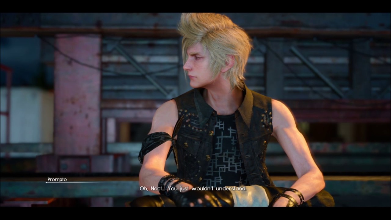Final Fantasy XV - Prompto about himself (Japanese Dub) - YouTube