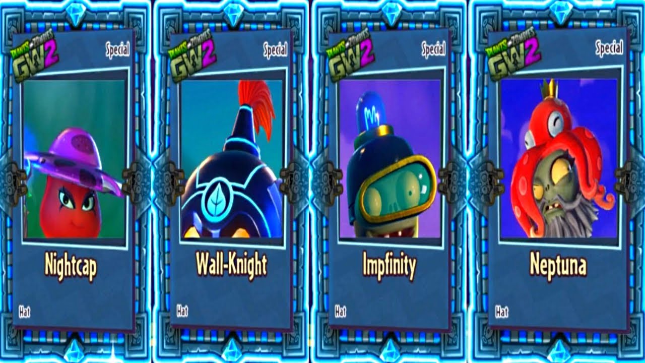 PVZ GW2 vs PVZ HEROES - NEW RUX HATS (Nightcap, Wall-Knight, Impfinity ...