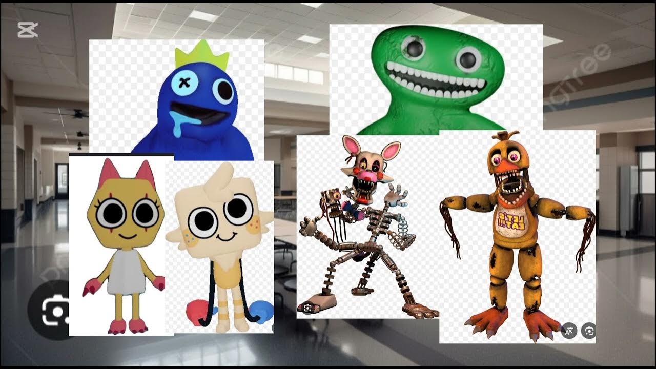 Dejection but Horror Mascots (Mascots block A and block B). - YouTube