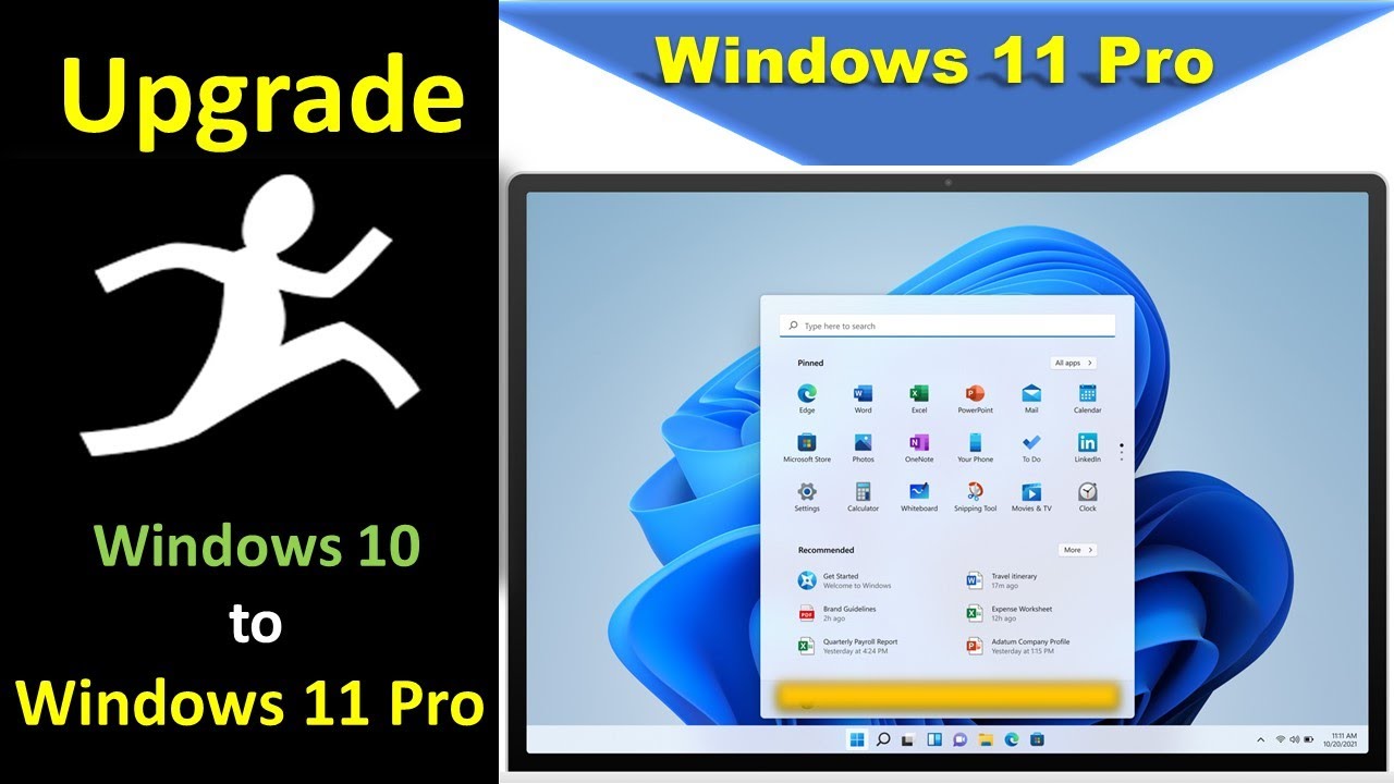 Windows 10 to Windows 11 Pro Upgradation - YouTube