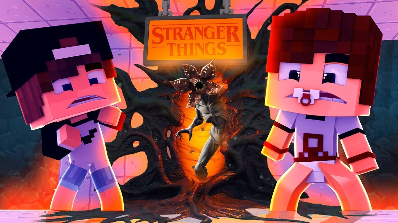 ENCONTRAMOS O LABORATÓRIO SECRETO DE STRANGER THINGS 3 ! - MINECRAFT ...