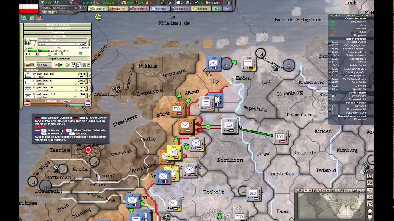 Hearts of Iron 3 Allemagne s09e11 - YouTube