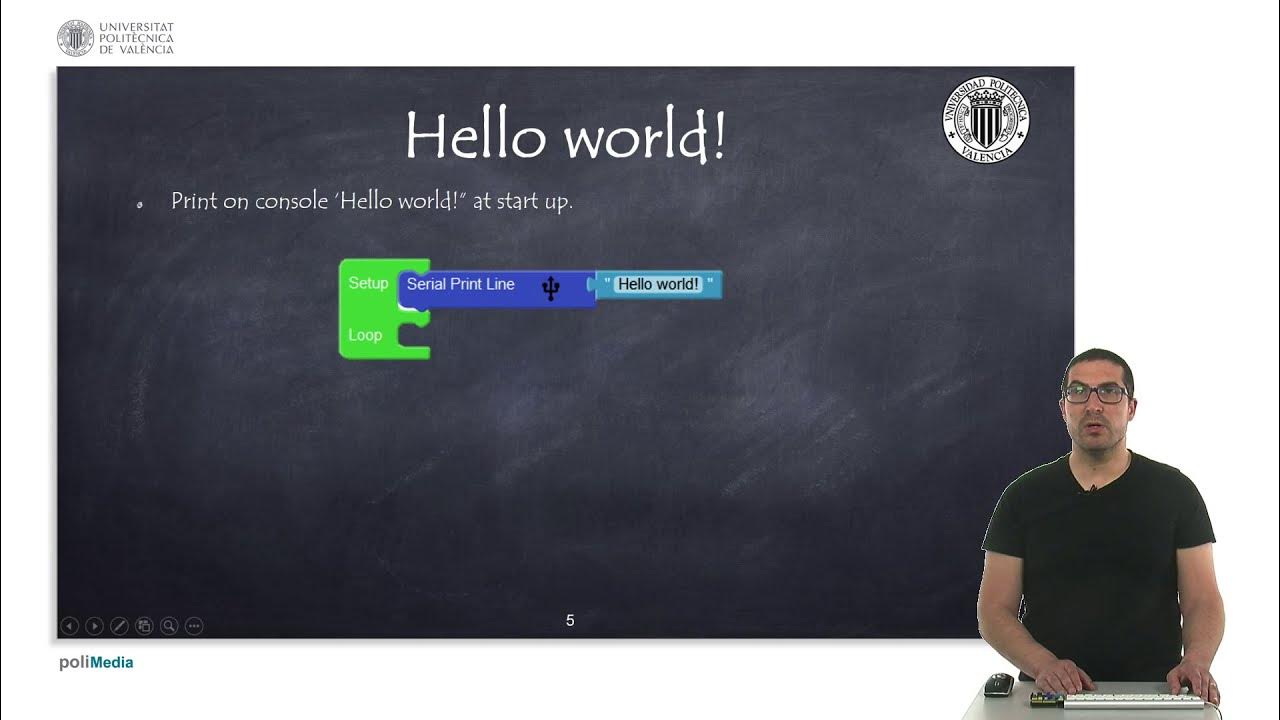 15/74 IoT MOOC Part I: Programming Example: Hello World! - YouTube