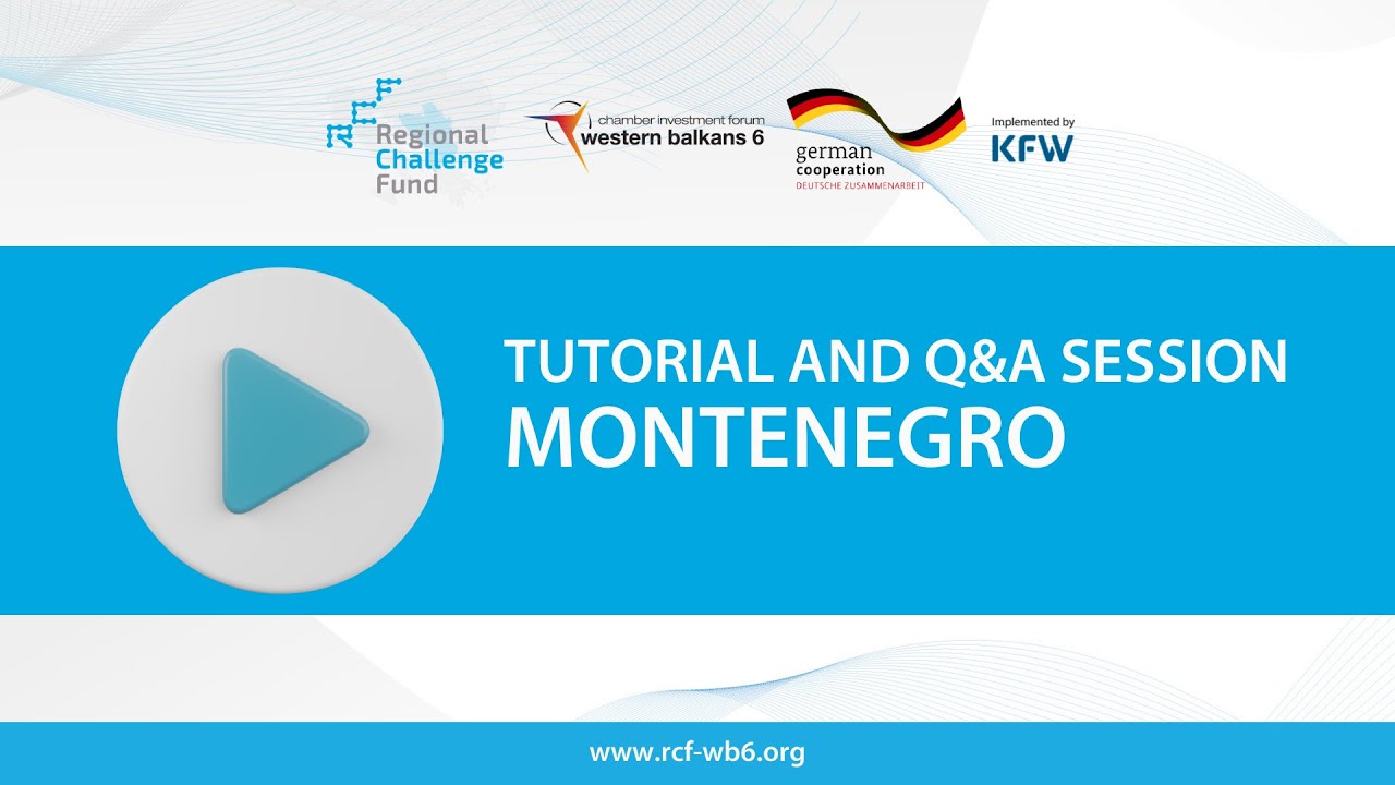 Tutorial and Q&A Session in Montenegro - The Second Call for EoI ...