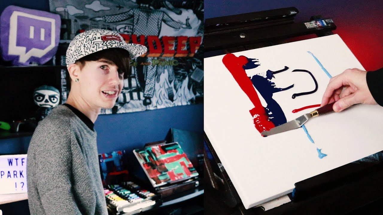 Abstract Painting with Luke - YouTube