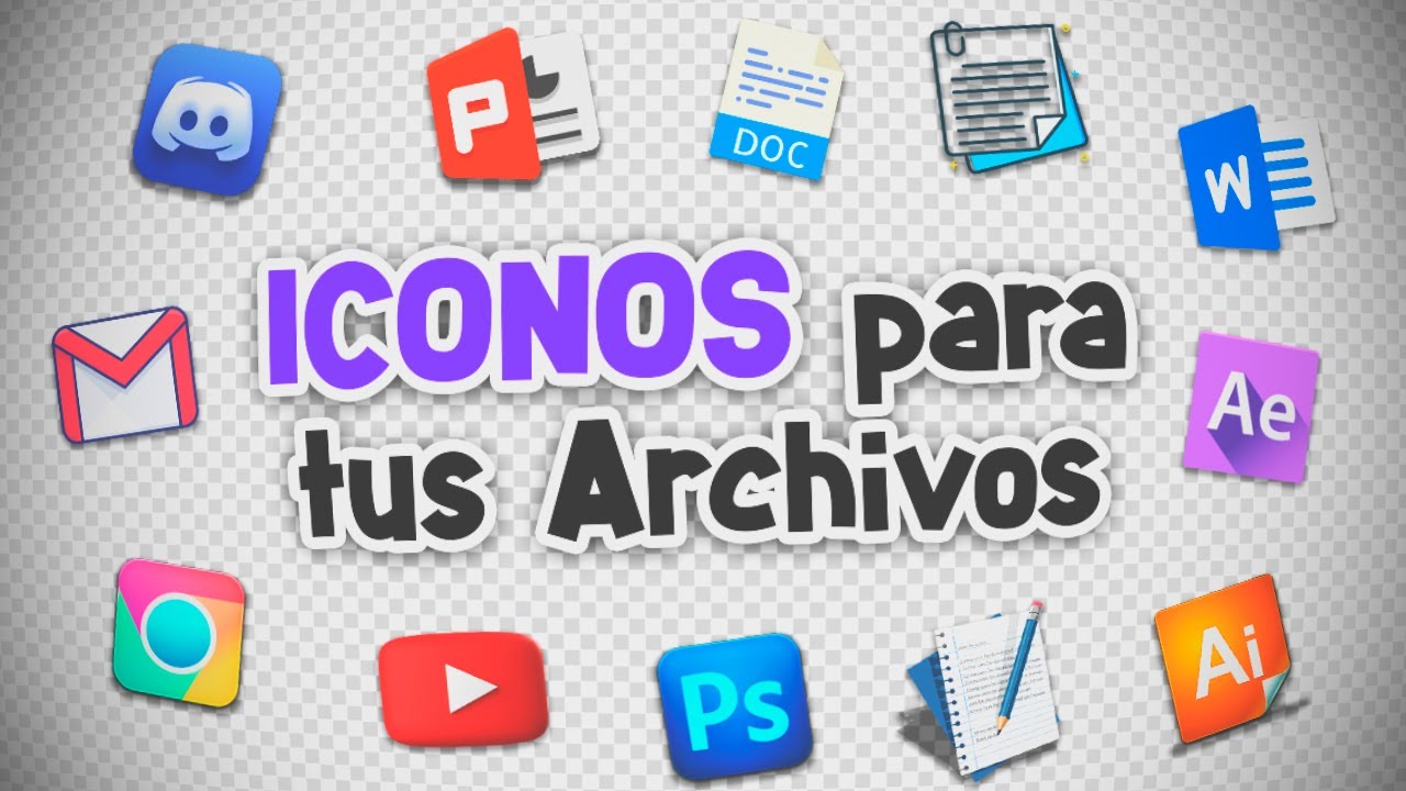 ICONOS PARA TUS PROGRAMAS O APLICACIONES + COMO EDITARLOS - YouTube