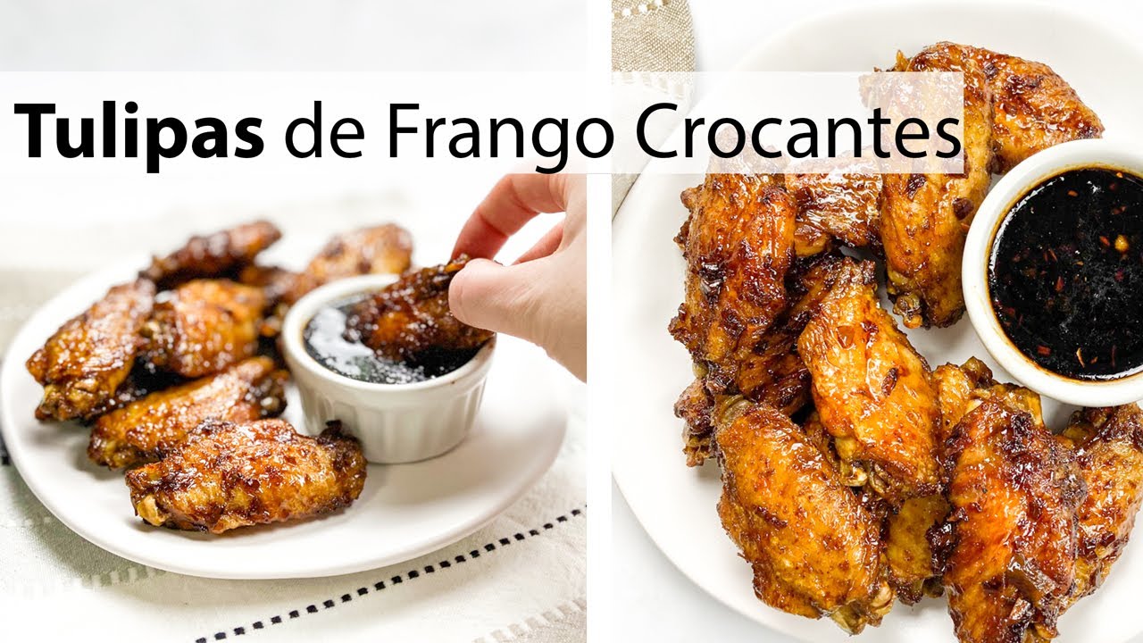Tulipa de Frango Crocante com Shoyu e Mel | Chefinha Natural