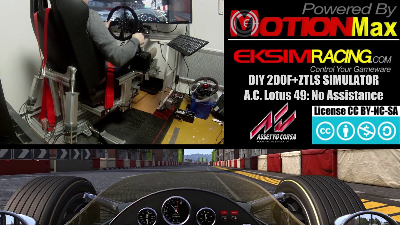 DIY 2DOF ZTLS car racing simulator project (AC Lotus49 ) Powered By ...