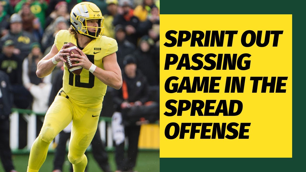 Sprint Out Passing Game in the Spread Offense - YouTube