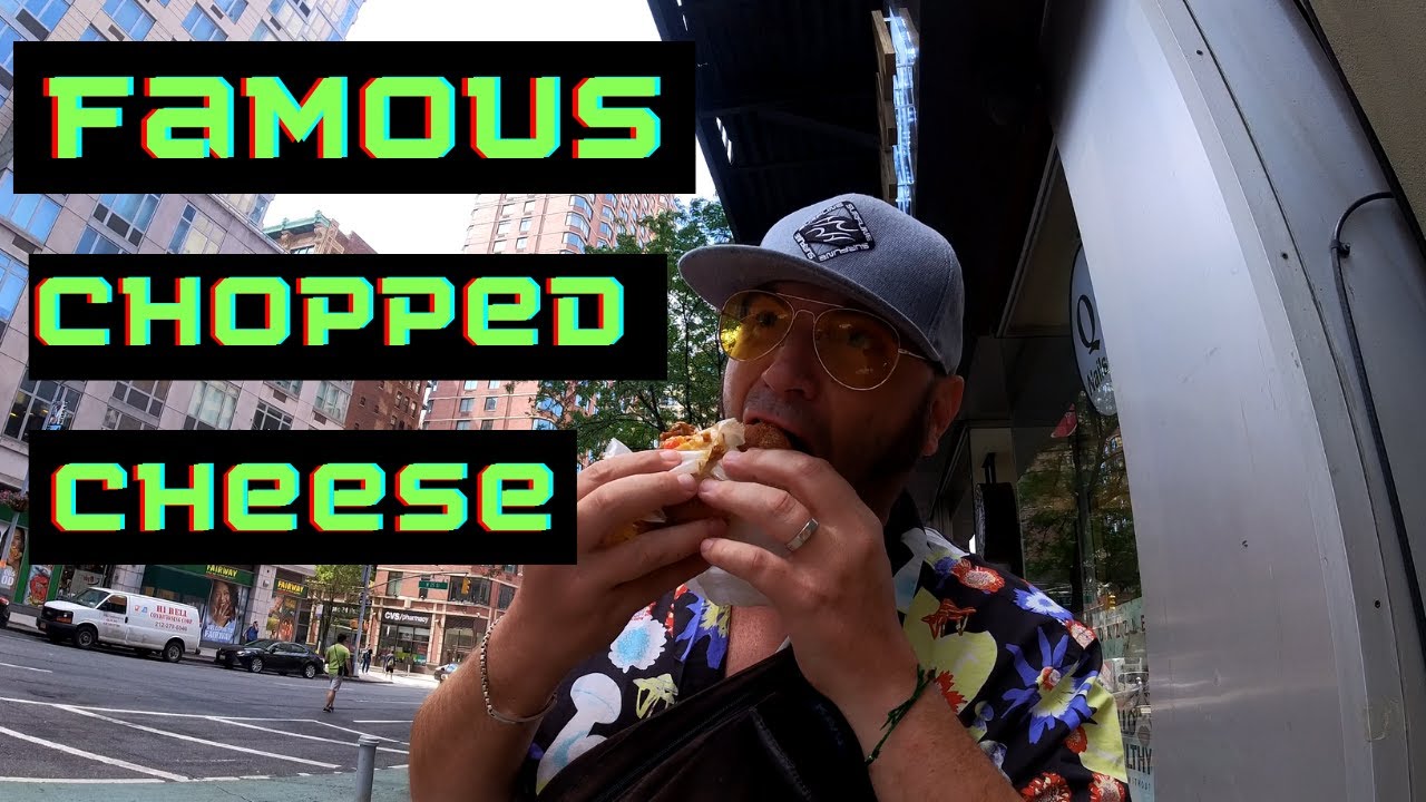 NYC FAMOUS Chopped CHEESE Hero Sandwich + NYC Native Conversation 🇺🇸 ...