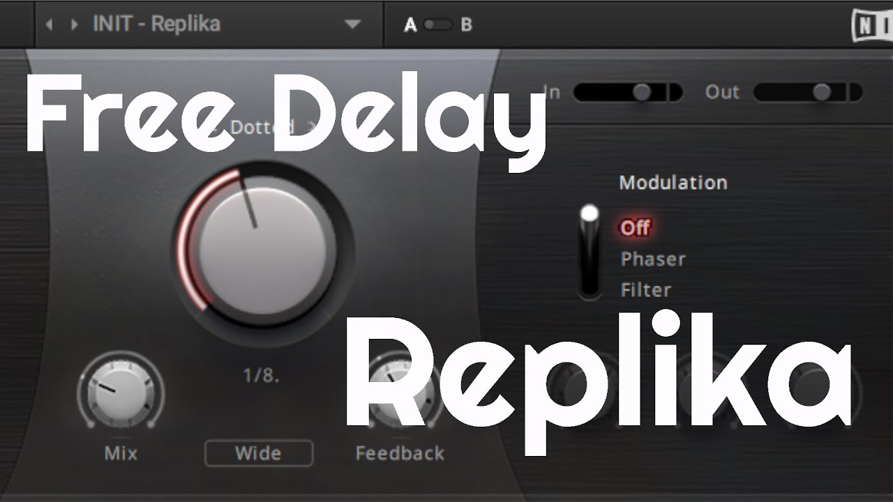 Free Delay - Replika by Native Instruments (NoTalking) - YouTube