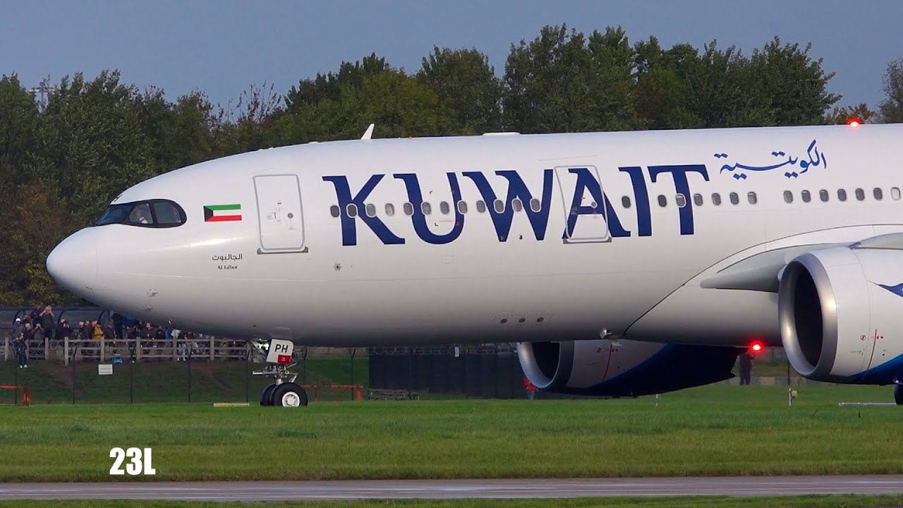 First Visit Kuwait Airways Airbus A330-841 To Visit Manchester 9K-APH ...