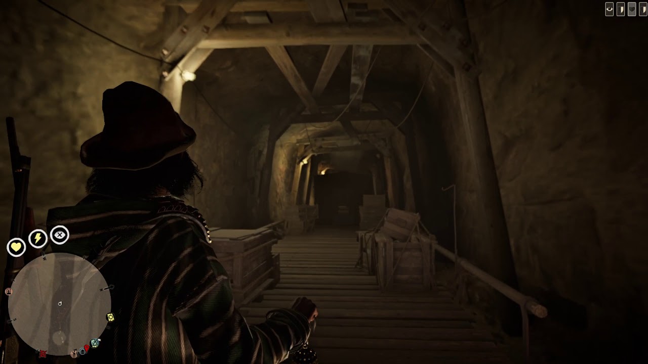 Light up the tunnel using my Lantern - Red Dead Online - YouTube