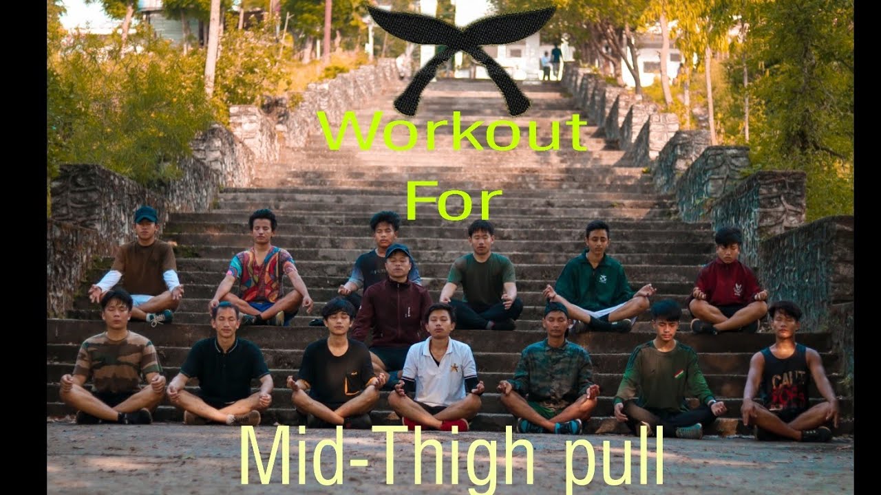Mid-Thigh pull Exercise Day - YouTube