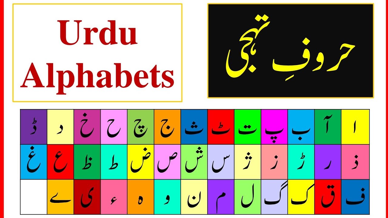 Alif se Angoor | easy Urdu Alphabets| Alif Bay Pay - YouTube