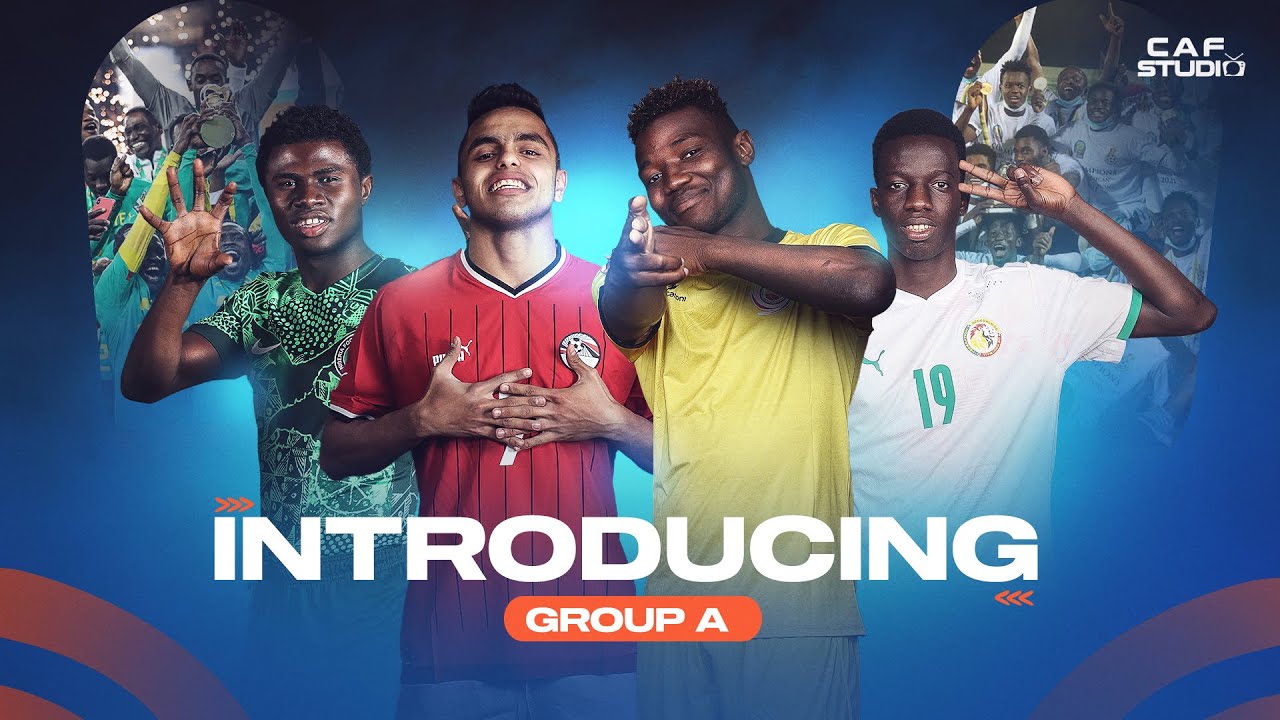 CAF Studio 🎥 | #TotalEnergiesAFCONU20 - Introducing Group A - YouTube