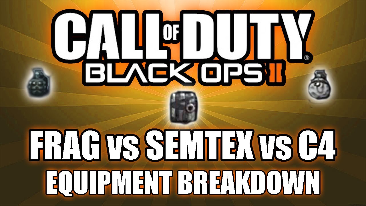 Black Ops 2 | Frag vs Semtex vs C4 (Best Lethal Equipment) - YouTube