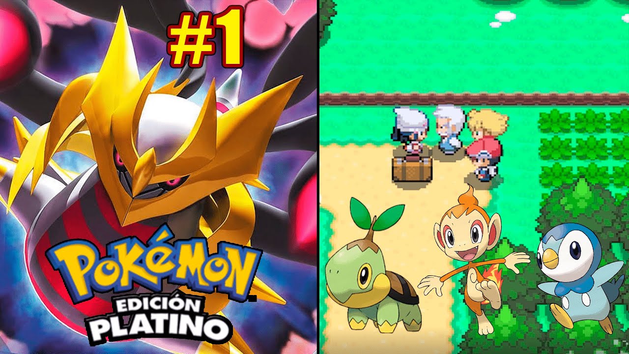 #1 POKÉMON PLATINO (POKÉMON INICIAL DE SINNOH ¿TURTWIG 🌱, CHIMCHAR 🔥 O ...