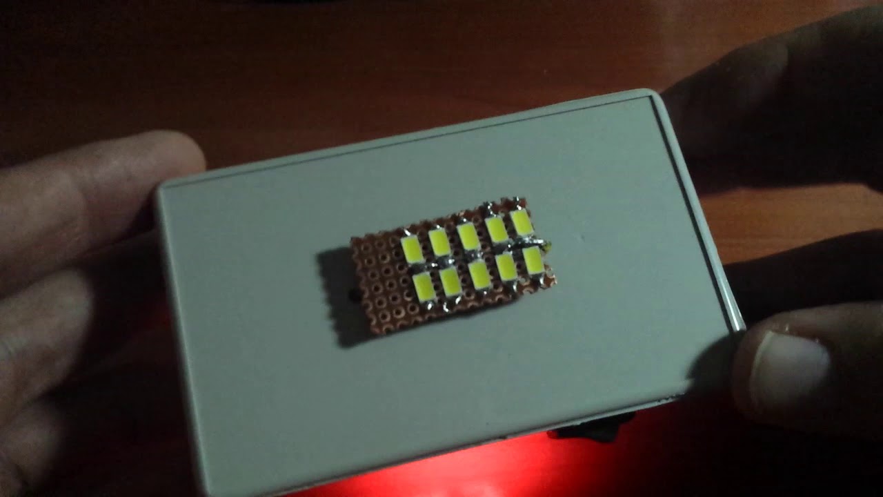Demo of DIY stroboscope - YouTube