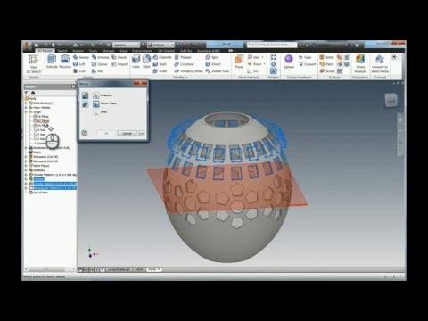 Using Patterns in Autodesk Inventor (2D and 3D) - YouTube