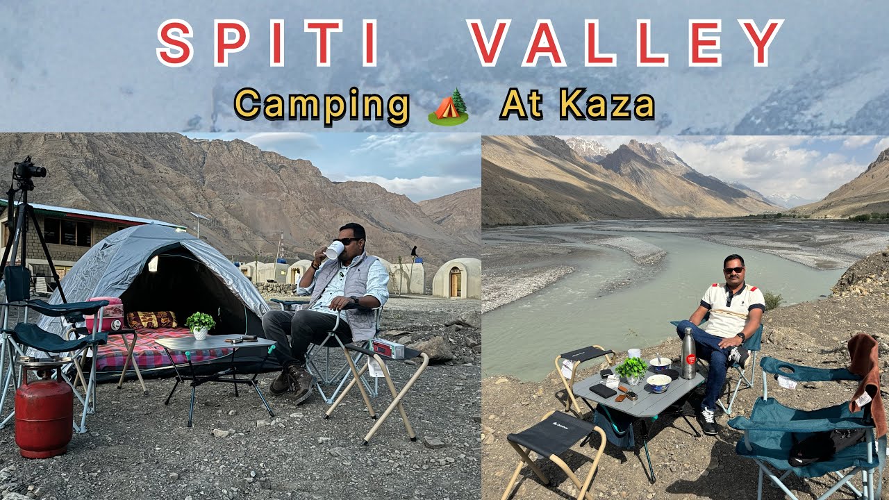 Camping 🏕️ Spiti Valley | Camping in India | Morning View At Kaza ...