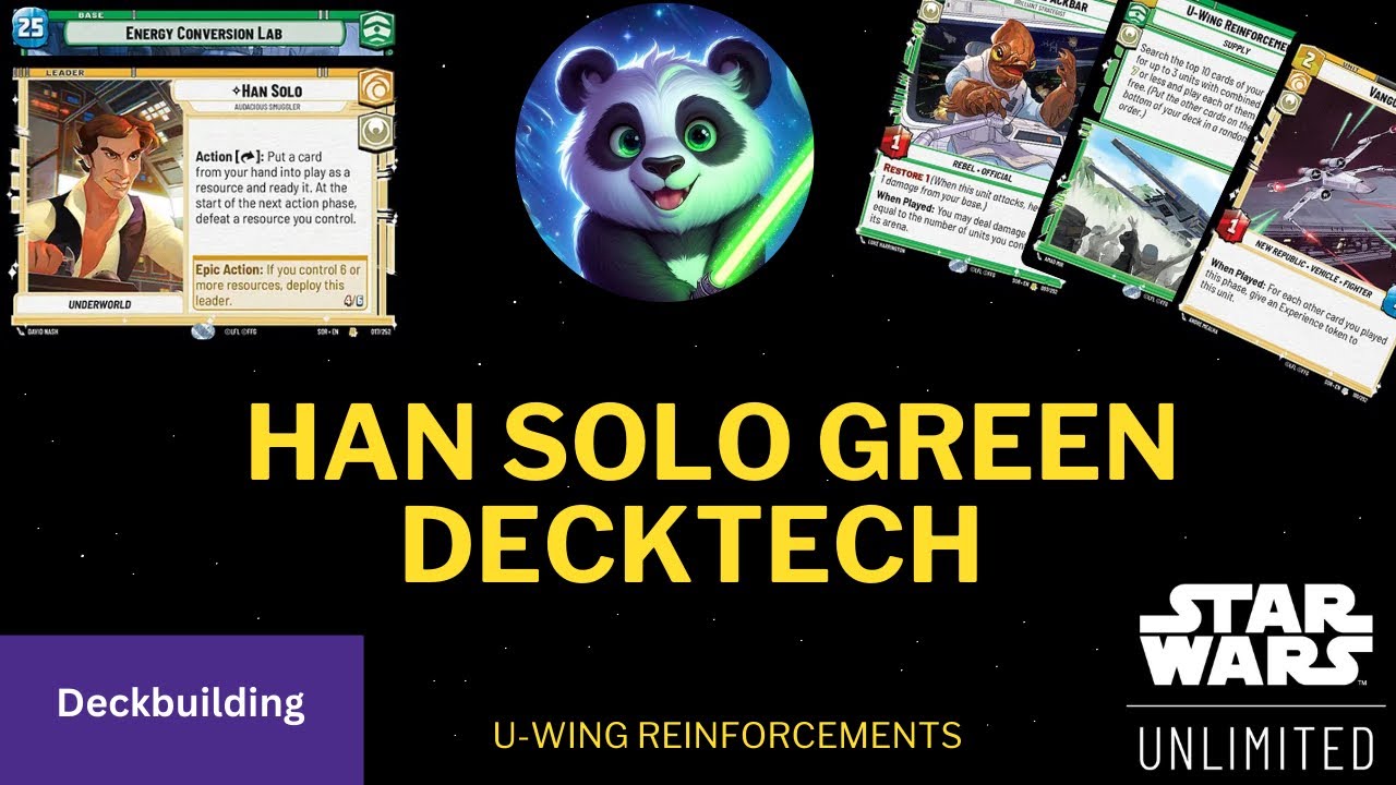 Han Solo Command Deck Tech - Star Wars Unlimited - YouTube