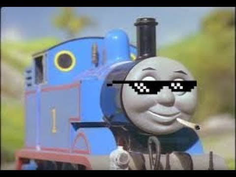 Thomas the tank engine fight cuphead - YouTube