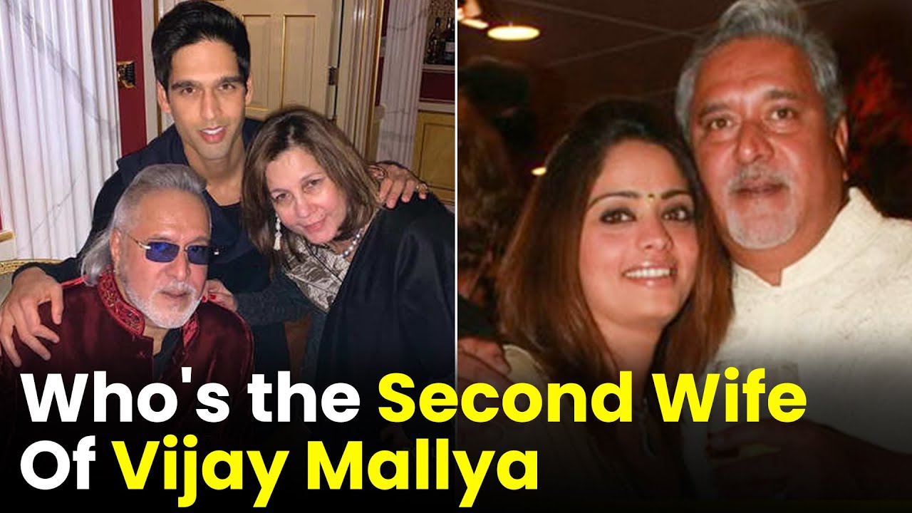 Who's the Second Wife Of Vijay Mallya 😮 | Metrosaga India - YouTube
