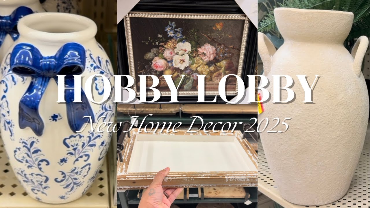 HOBBY LOBBY HIGH END HOME DECOR FINDS | HOBBY LOBBY SHOP WITH ME | EVERYTHING NEW AT HOBBY LOBBY ...
