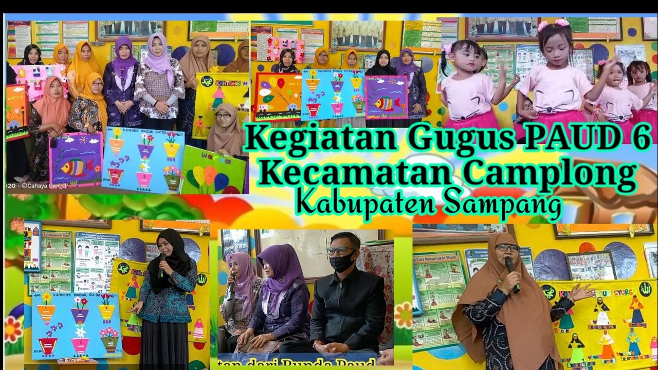 Kegiatan Gugus PAUD 6 Kecamatan Camplong Kabupaten Sampang - YouTube