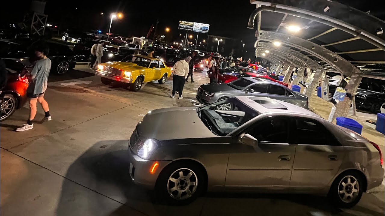 LATE NIGHT CAR SHOW GETS HECTIC *MUST WATCH* - YouTube