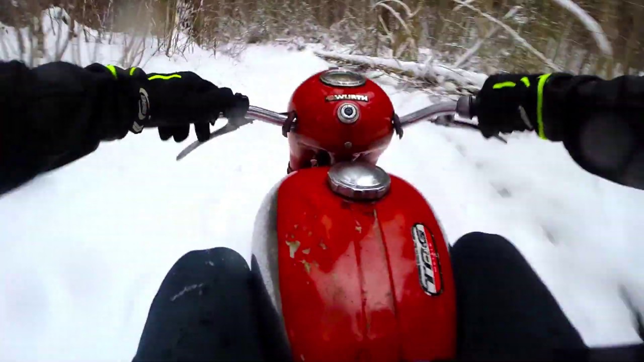 Jawa winter rider - YouTube