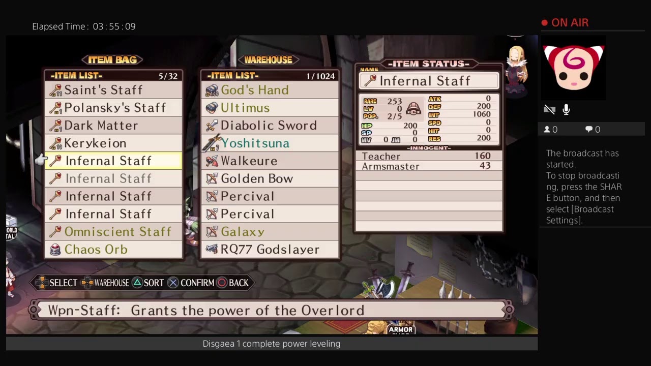 Disgaea complete max damage grind - YouTube