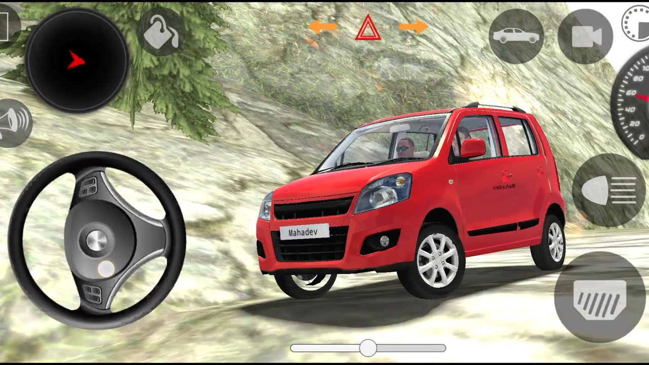 new top model wagon r modified colour and wheel Indian car 3D simulator ...