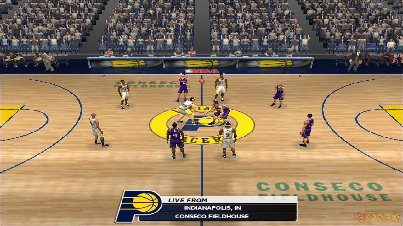 NBA LIVE 2003 Sacramento Kings @ Indiana Pacers 02 03 - YouTube