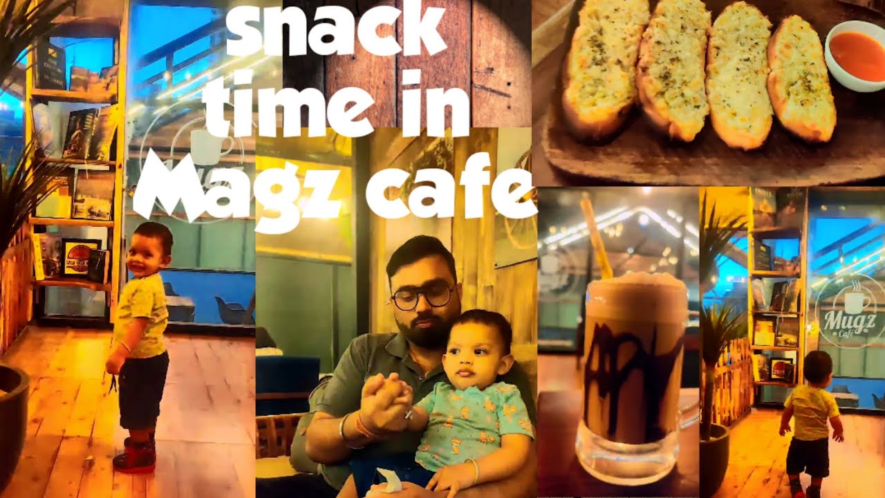 snack time in Magz cafe with PAPA MAMA| Masti | dancing ...
