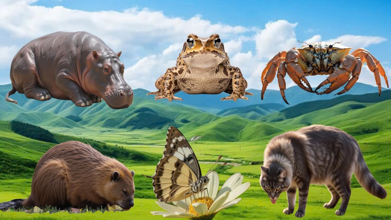 The Special Beauty of Animals - Chicken, Rhinoceros, Rabbit, Badger ...