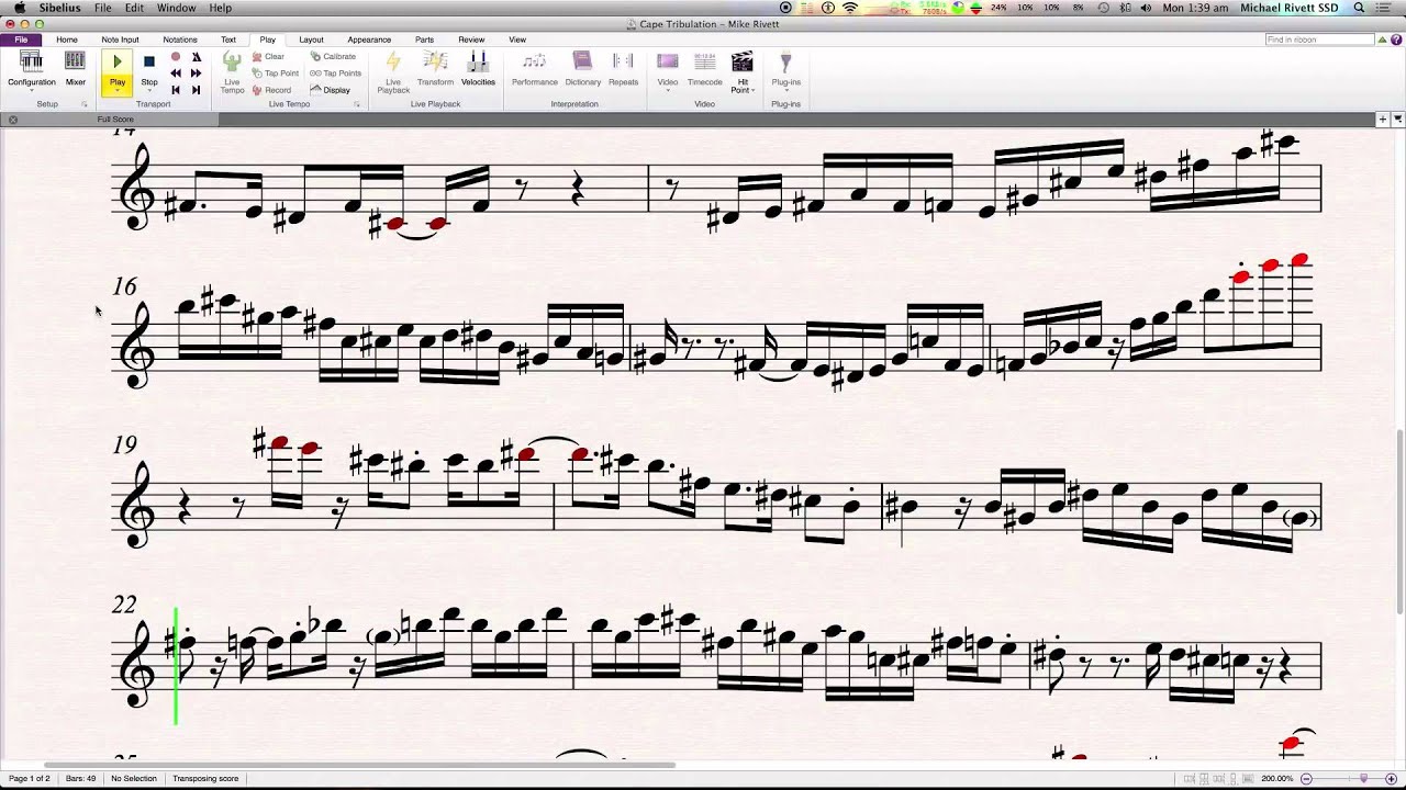Mike Rivett sax solo on "Cape Tribulation" - YouTube
