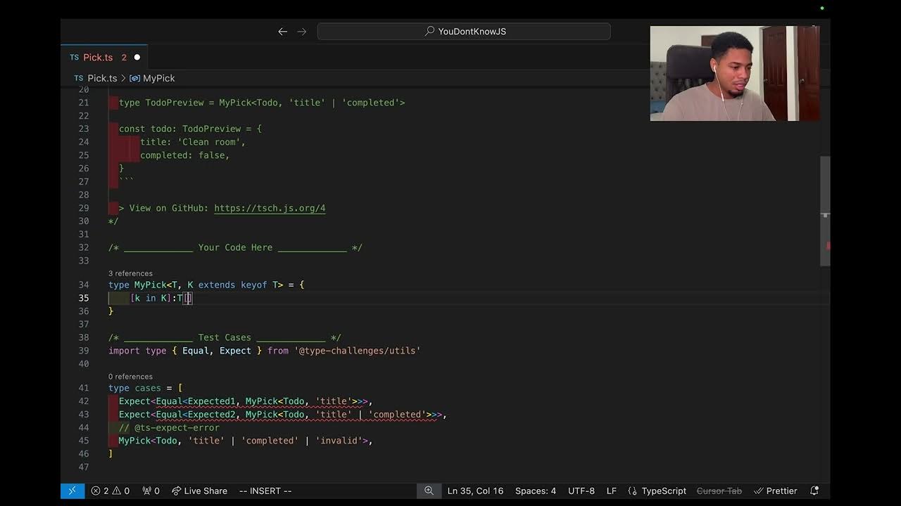 Retos de Typescript: Implementar Pick - YouTube
