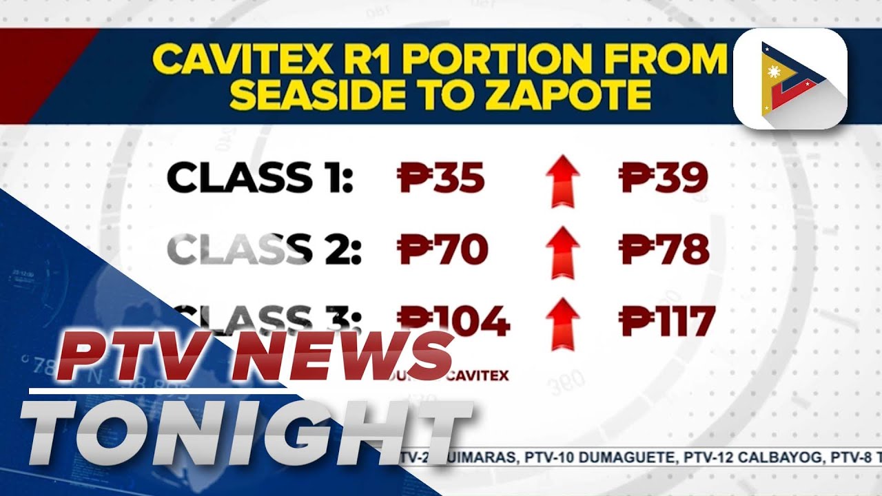 CAVITEX toll increase took effect today - YouTube