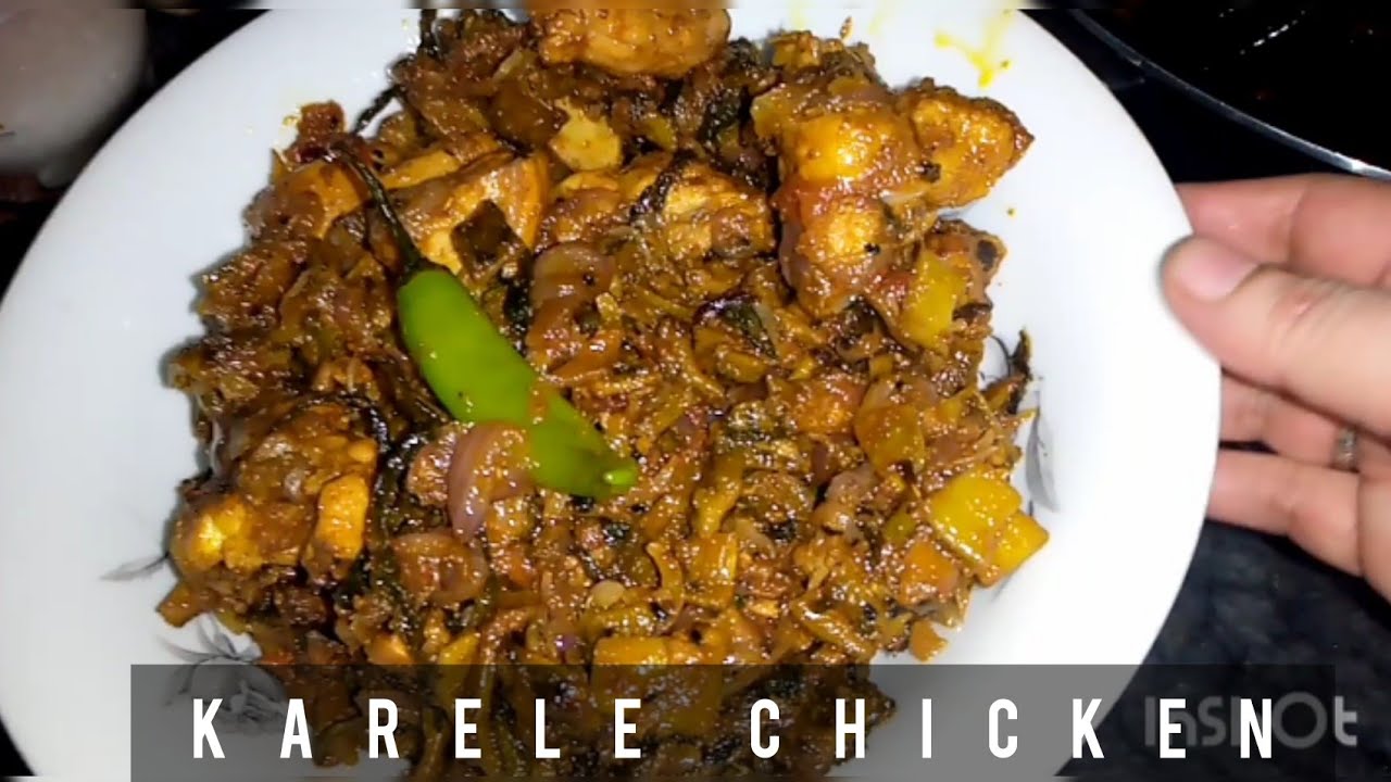 Karele Chicken recipe by Tasty Food with Saima - YouTube