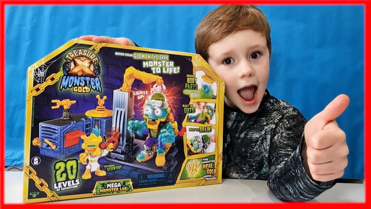 Ultimate Treasure X Mega Monster Lab/ REAL GOLD!! - YouTube