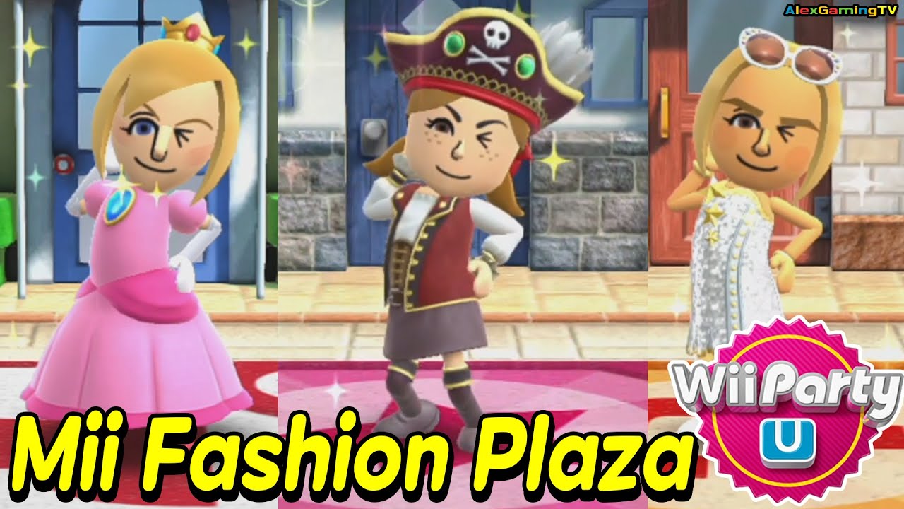 Wii Party U - Mii Fashion Plaza (Advanced com) Lucia vs Ilka vs Irina ...