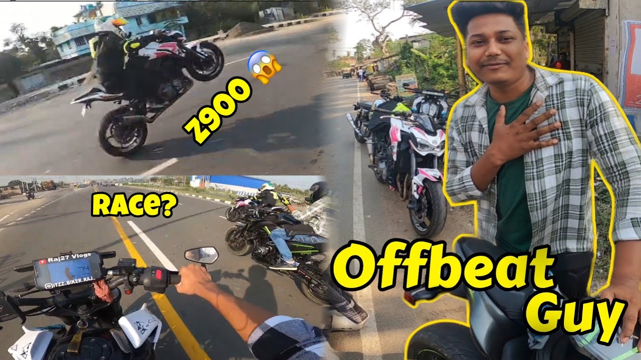 First Ride with offbeat guy 😱 race লেগে গেল 😤 z900 vs duke 390 - YouTube